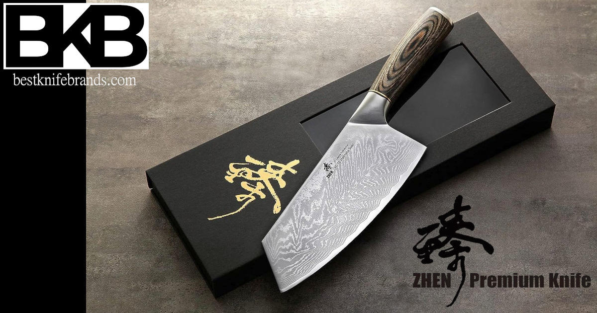 Zhen Knives — Premium VG-10 Damascus Steel Cleavers